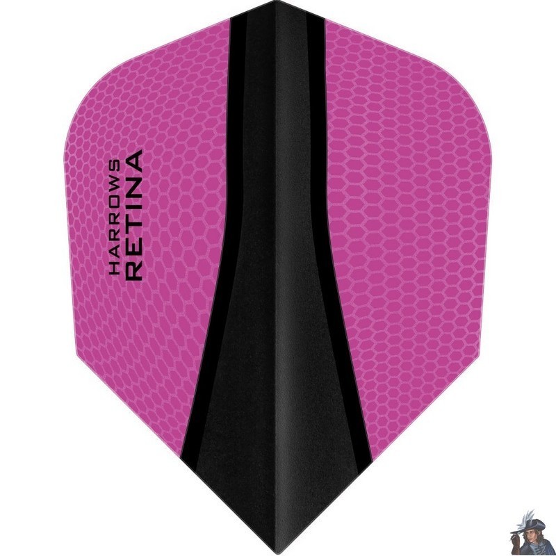 Harrows Retina X Pink Standard Dart Flight