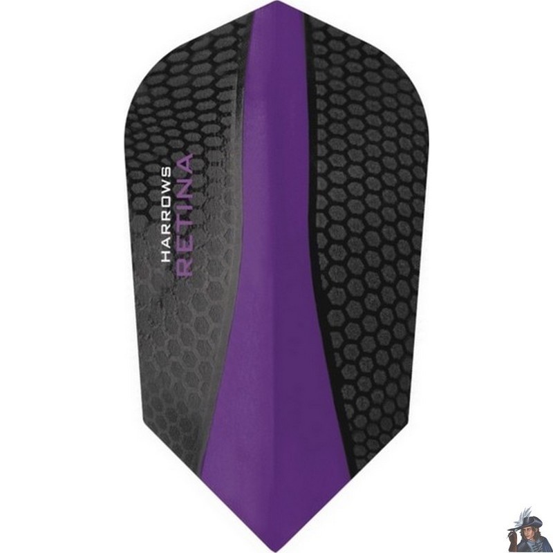 Harrows Retina Purple Slim Dart Flight