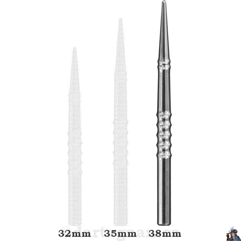 Harrows - Machined Lance Silver Replacement Point 38mm